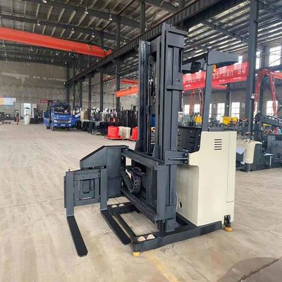 2500kg 3 Way Pallet Stacker Narrow Aisle AC Drive Automatic Guided Wide ...