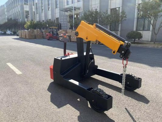 2000 KG Self Loading Pallet Stacker Walking Sytle With Fixed Hanger Hock