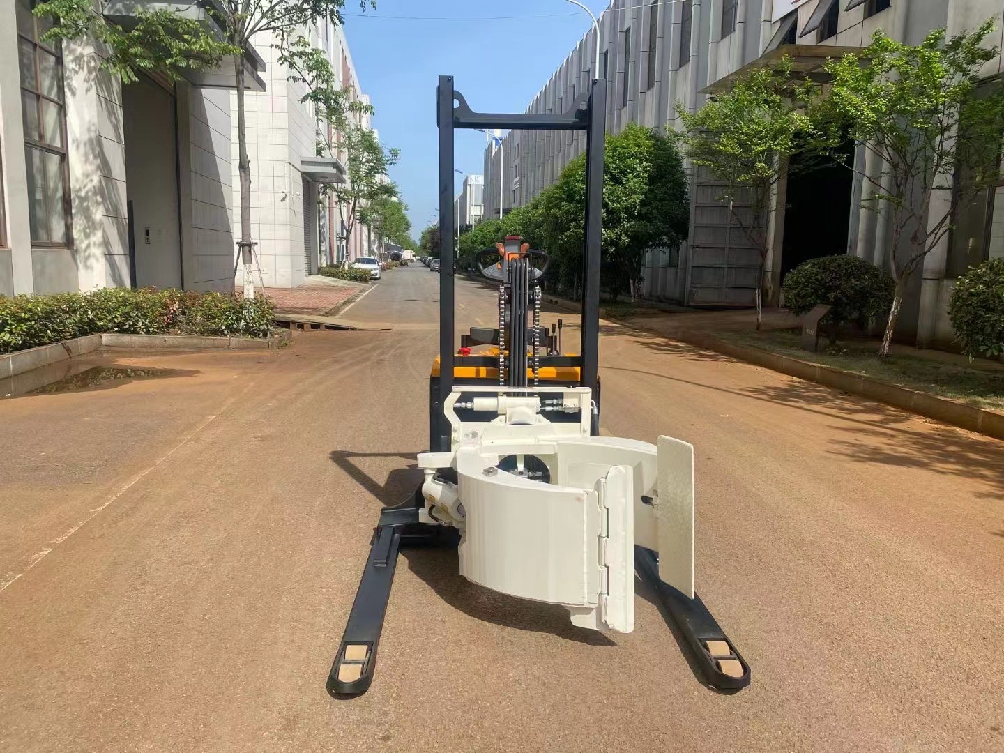 Electric Paper Roll Stacker Pallet Stacker Jack Rotation Angle 360 Degree