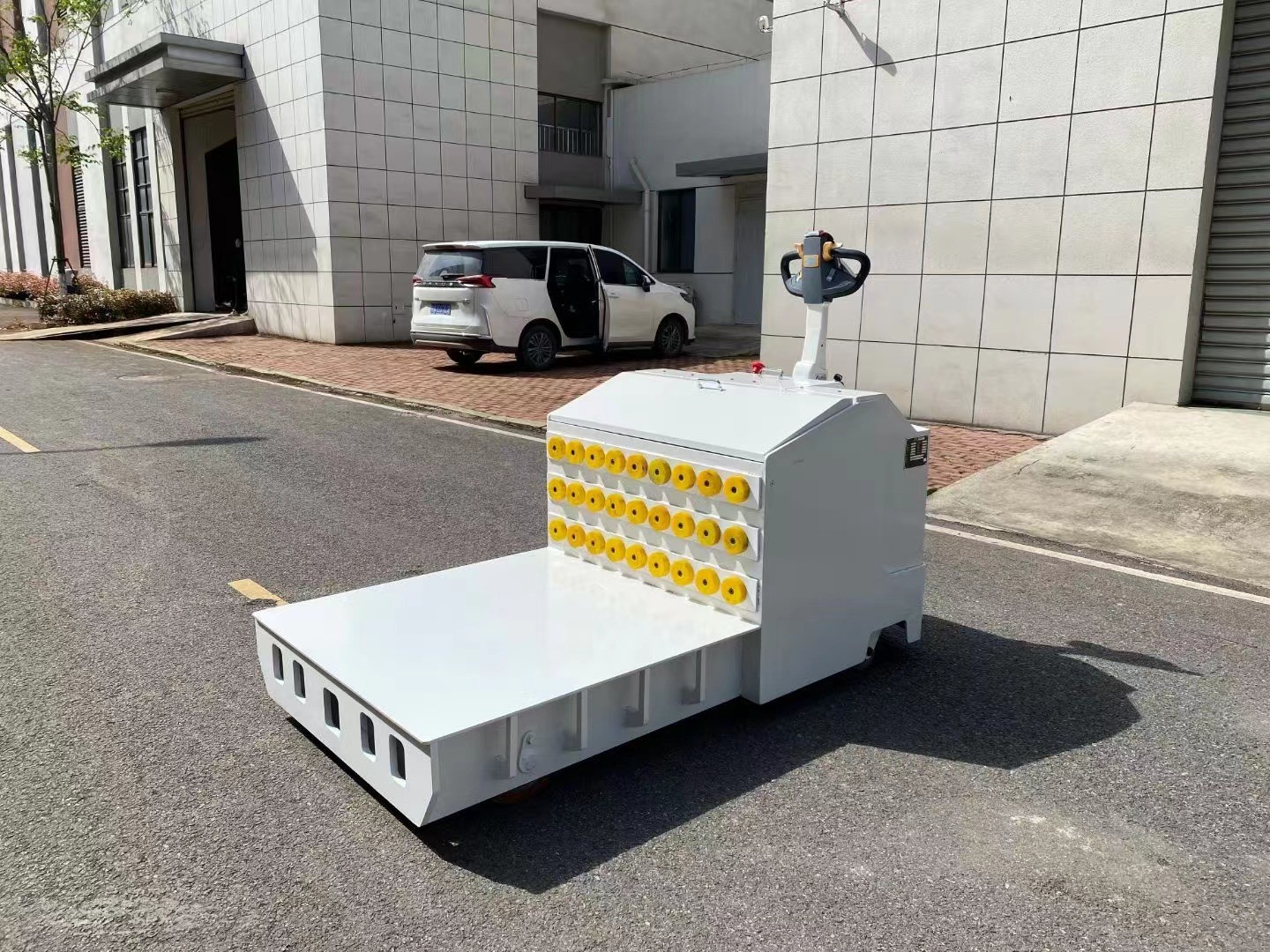 Electric Vehicle Mover Platform Handling Cart 15000 KG Capacity