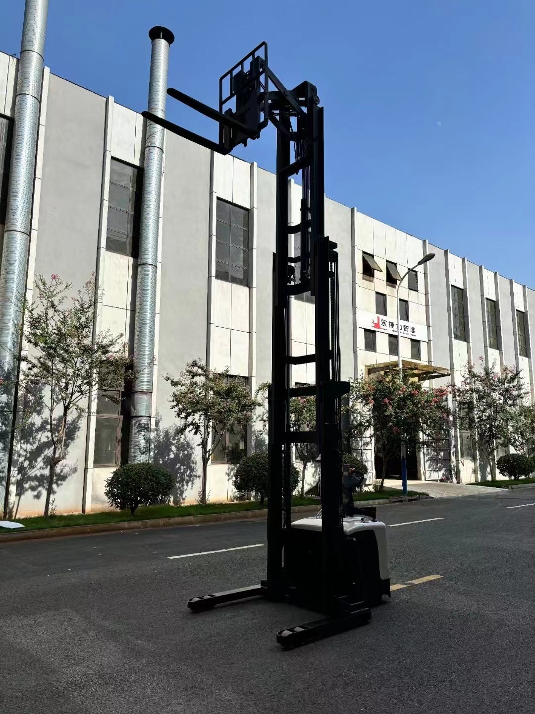 5 Meters Height 24V210AH Single Electric Reach Forklift with 1500 kg ...