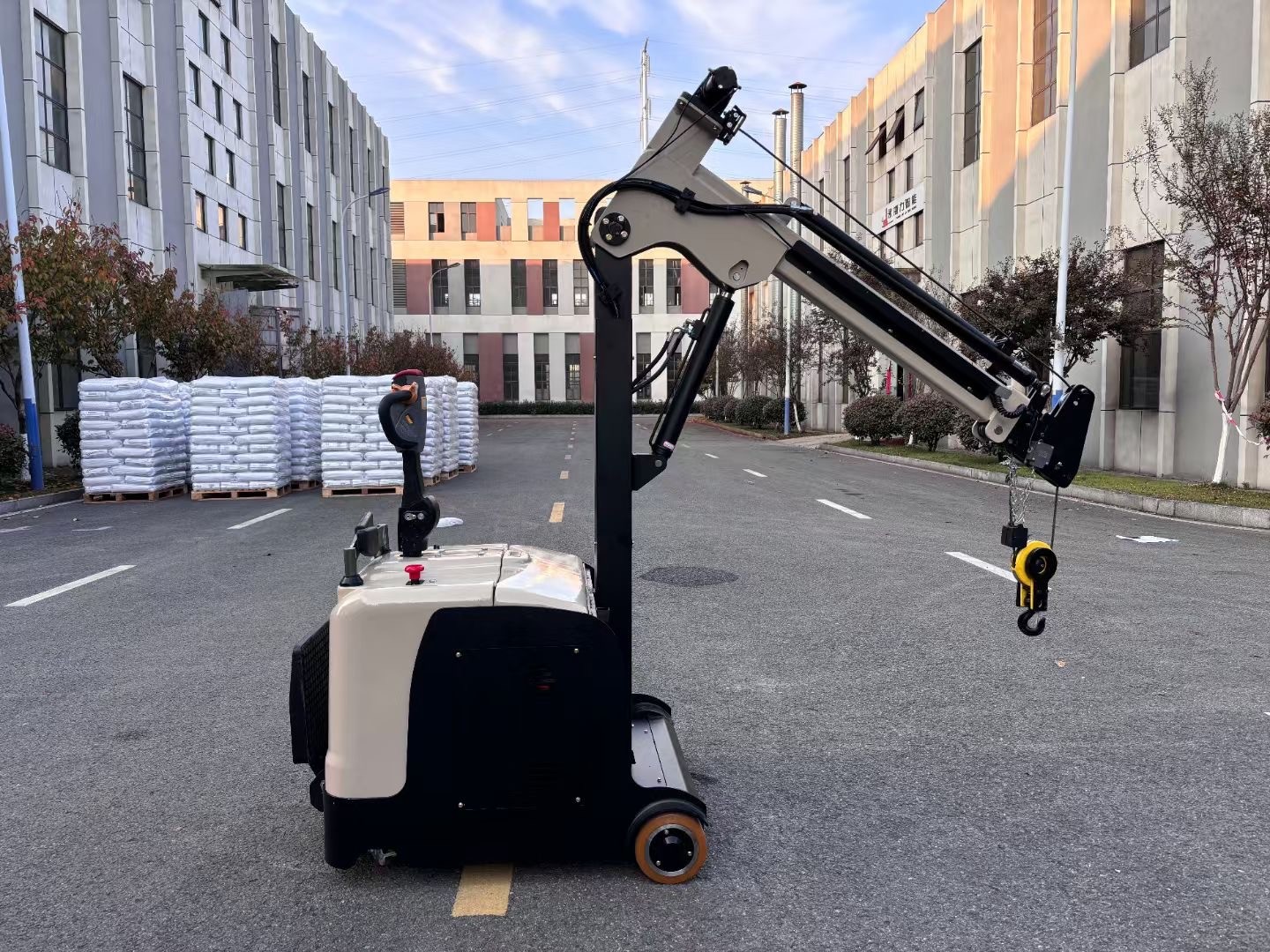 Electric Counter Balance Forklift Mini Crane Arm Designed for Lifting ...